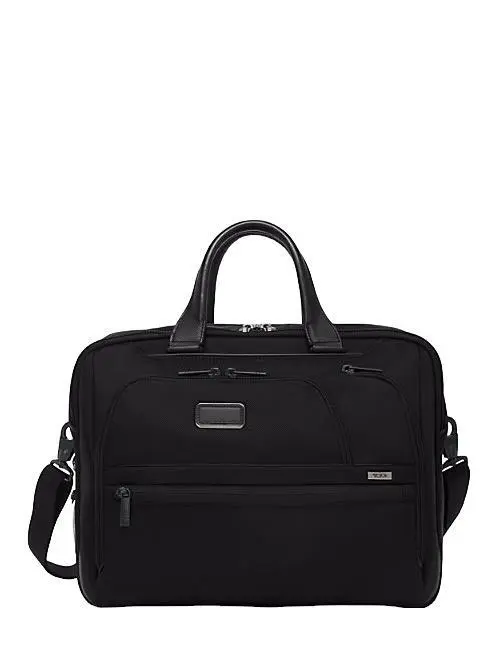 Tumi Expandable Nylon Briefcase - Black
