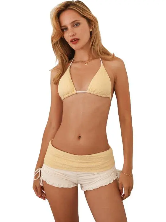 DIPPIN DAISY'S Angelina Swim Shorts - Vanilla Custard