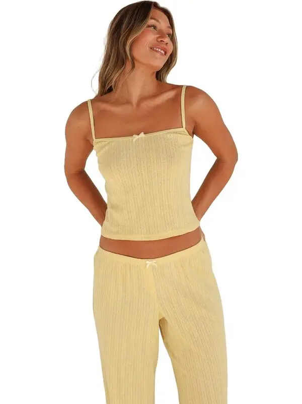 DIPPIN DAISY'S Cupid Bandeau Tank Top - Vanilla