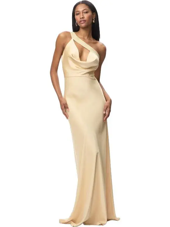 Herve Leger The Fiora Gown - Metallic Gold