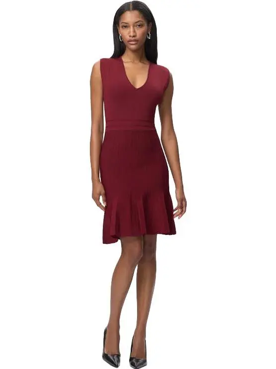 Herve Leger Azalea Knit Dress - Redrock