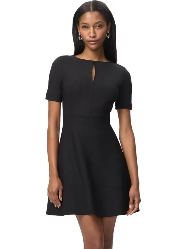 Herve Leger Dinah Fit & Flare Dress - Black