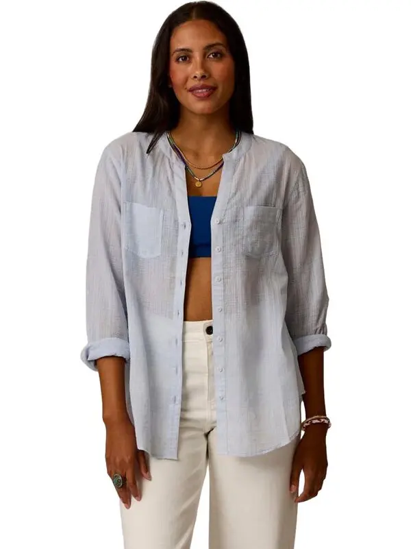 Carve Designs Dylan Textured Tunic - Arctic