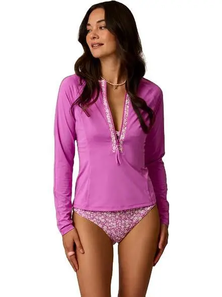 Carve Designs Trestle Sunshirt - Violet W. Fleur