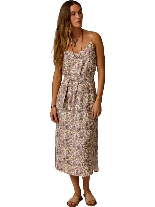 Carve Designs Macy Midi Dress - Ecru Isla