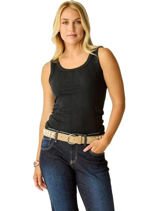 Carve Designs Ever Rib Tank - Black