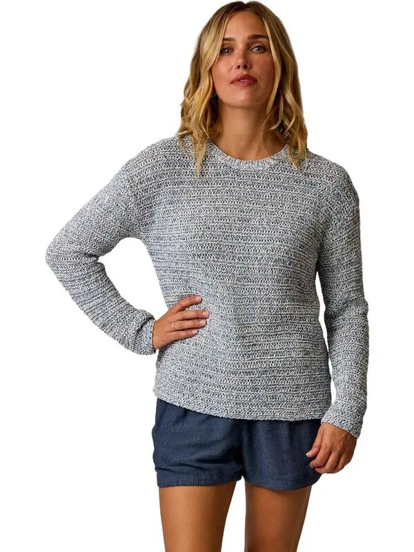 Carve Designs Clarissa Marled Sweater - Captain