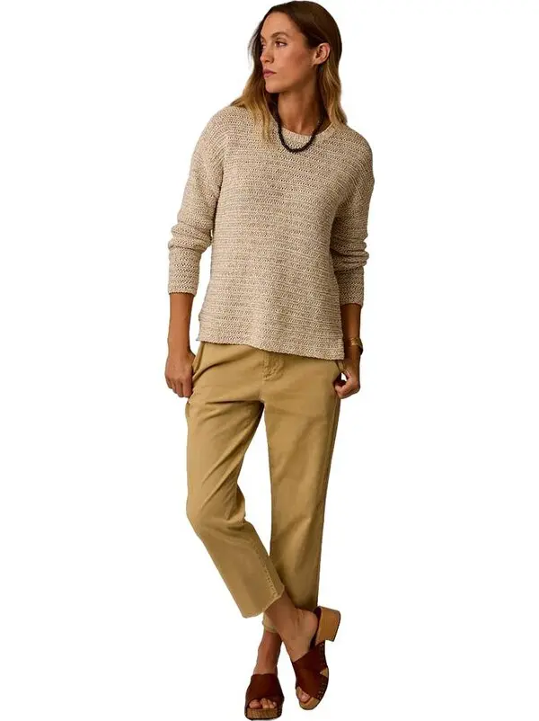 Carve Designs Clarissa Marled Sweater - Sand