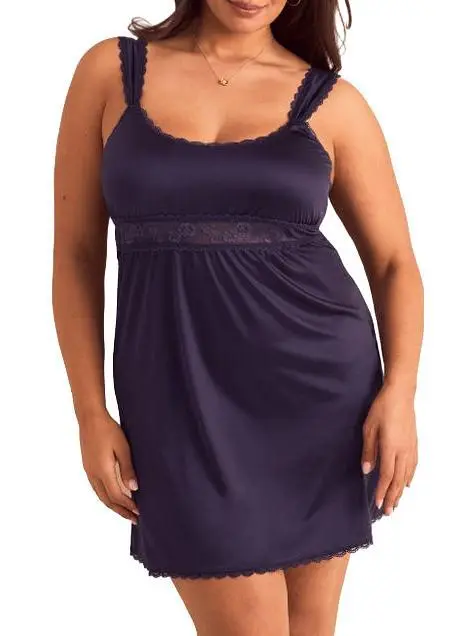ADORE ME Patricia Slip Dress - Dark Purple