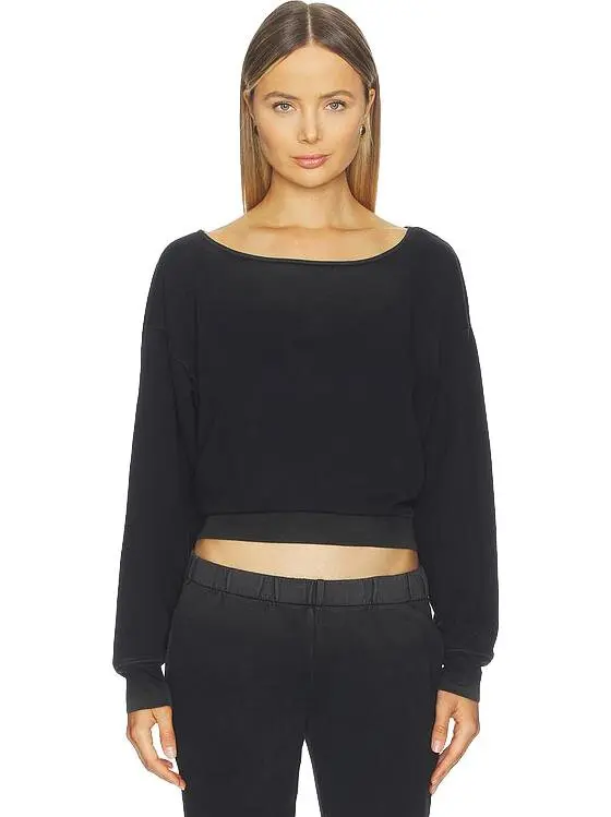 Cotton Citizen The Lima Relaxed Sweatshirt - Black