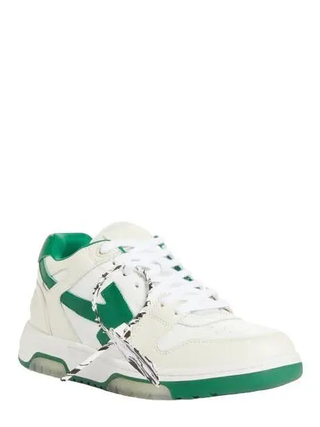 Off-White Out Of Office Ooo Low Top Sneakers - White Green