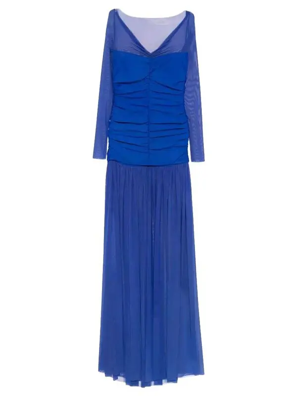 ATU BODY COUTURE Ruching Long Dress - Blue