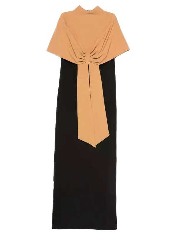 ATU BODY COUTURE Bow Maxi Dress - Black
