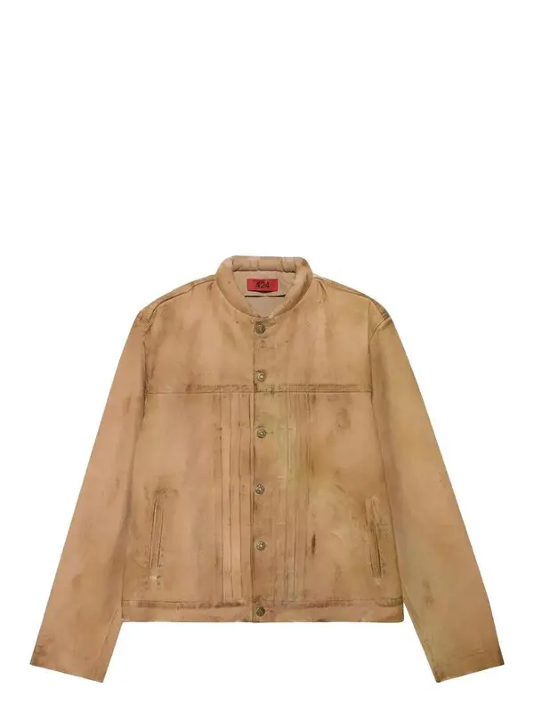 424 Buttoned Trucker Jacket - Neutrals