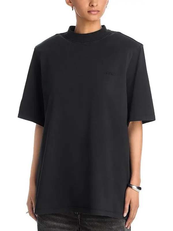 Attico Faded T-shirt - Washed Black
