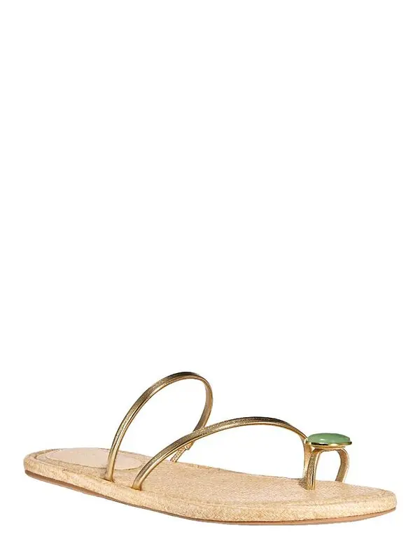 Aqua Jenni Sandals - Gold