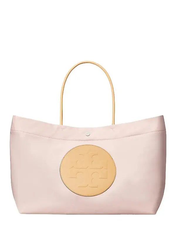 Tory Burch Ella Twist Reversible Tote - Rose Mist