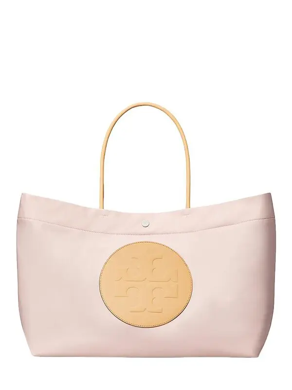 Tory Burch Ella Twist Reversible Tote - Rose Mist