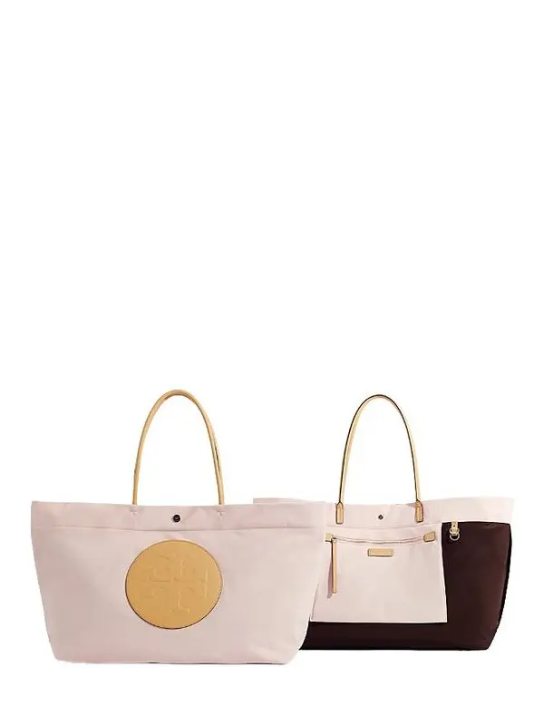 Tory Burch Ella Twist Reversible Tote - Rose Mist