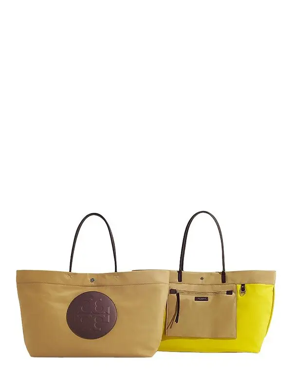 Tory Burch Ella Twist Reversible Tote - Wheat