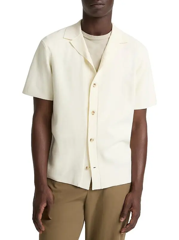 Vince Milano Short Sleeve Cabana Street - Classic Cream