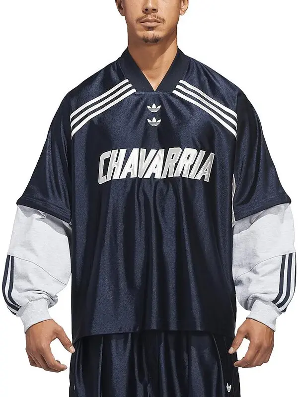 ADIDAS X WILLY CHAVARRIA Dazzle Jersey T-shirt - Legend Ink/grey Heather