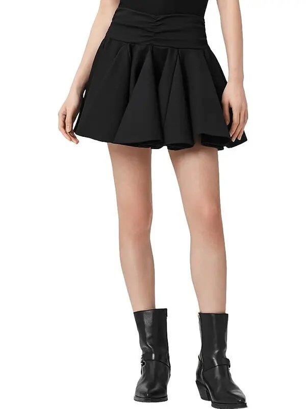 ALLSAINTS Tulip Ponte Skirt - Black