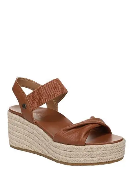 Vionic Espadrille Platform Slide Sandal - Tan