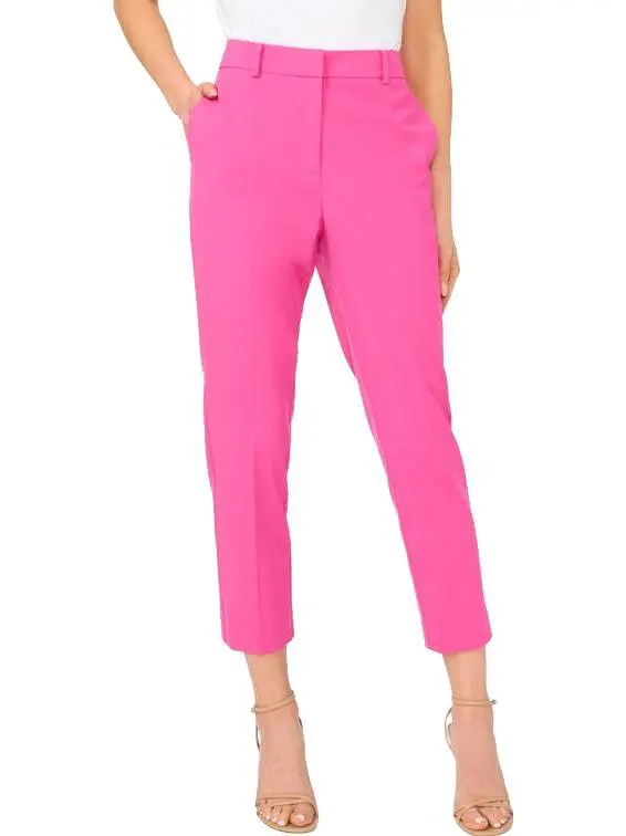Halogen High Waist Crop Tapered Pants - Rose Violet
