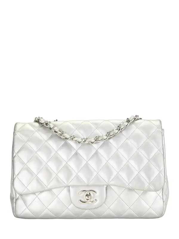 Chanel Quilted New Classic - Silver