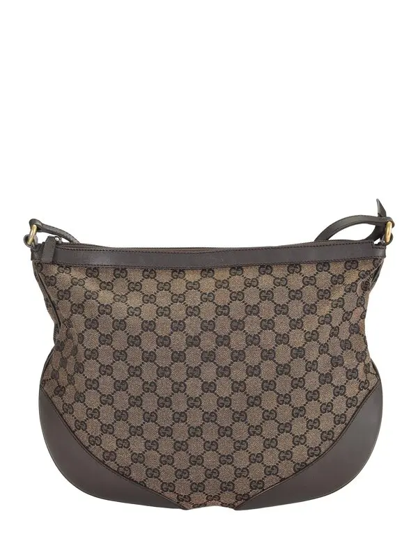 Gucci Gg Round Crossbody Bag - Brown