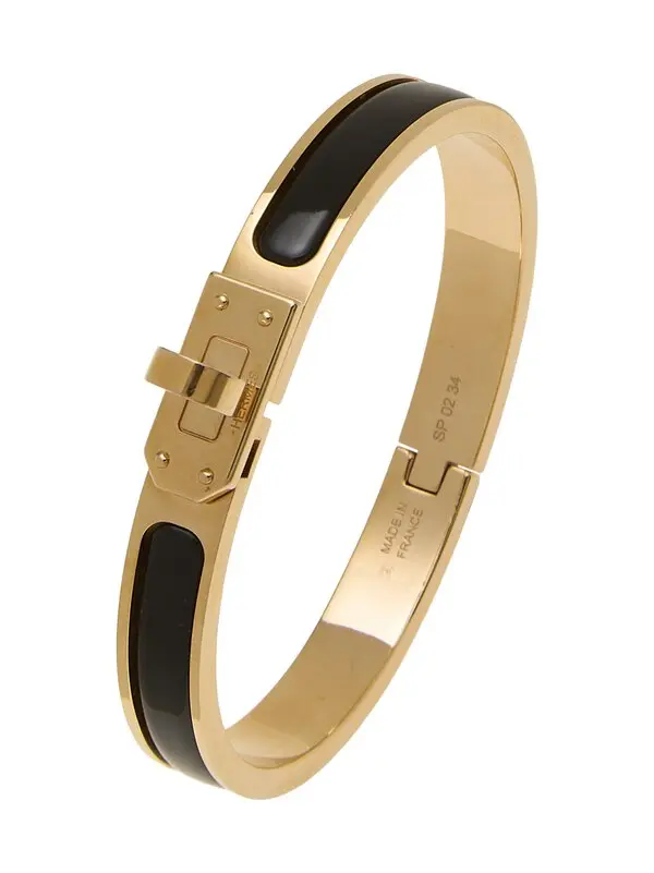 Hermès Clic Kelly Bangle - Black