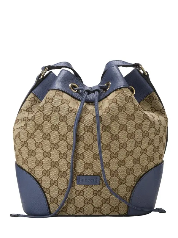 Gucci Original Gg Bucket Bag - Blue