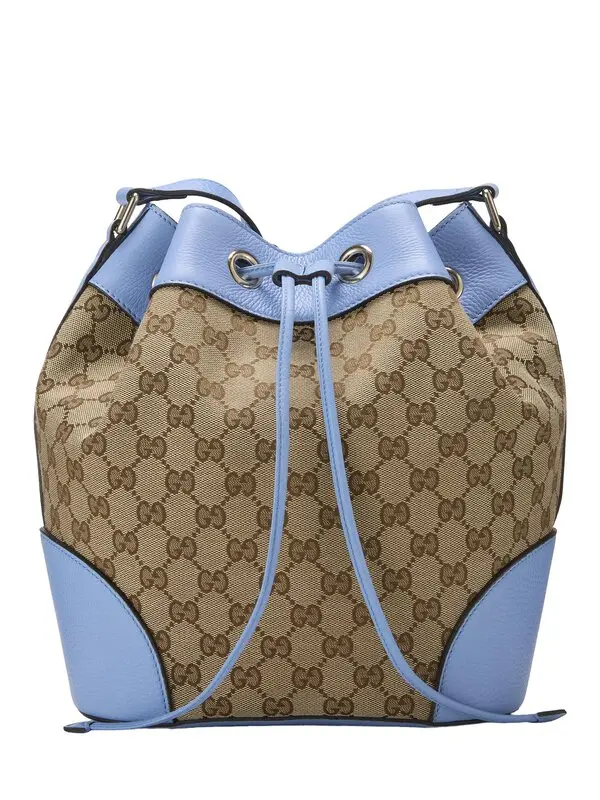 Gucci Original Gg Bucket Bag - Blue