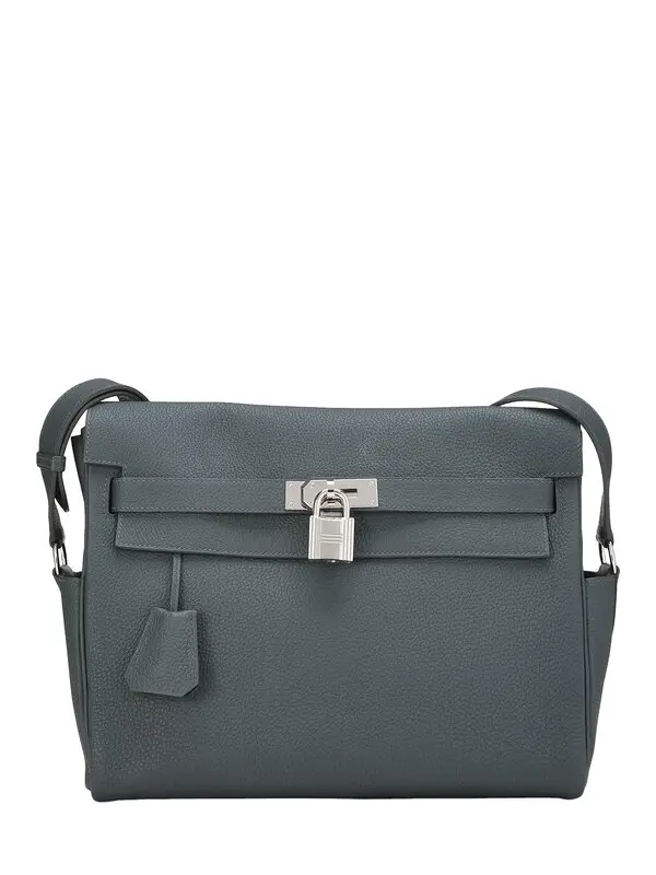 Hermès Togo Kelly Messenger - Vert Mangrove