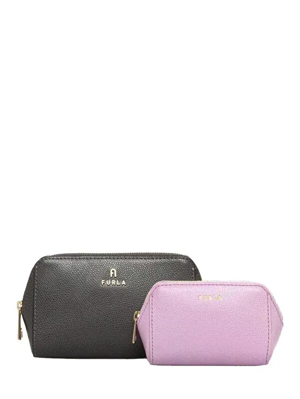 Furla Camelia Zip-fastening Makeup Bag - Grey