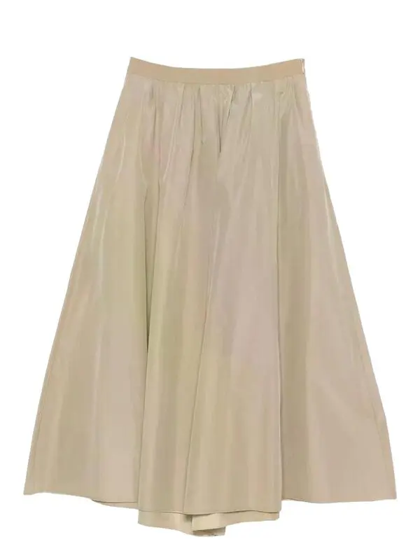 FORTE_FORTE Pleated Midi Skirt - Neutrals