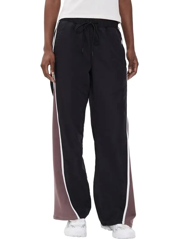 Free People Retro Rider Pants - Black/eclipse Combo