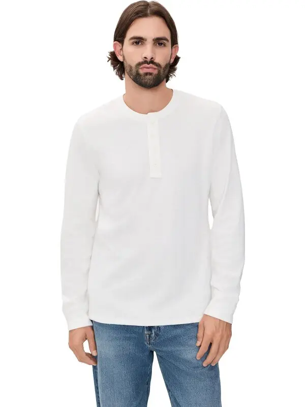 Rails Soto Long Sleeve Henley Tee - Icecap