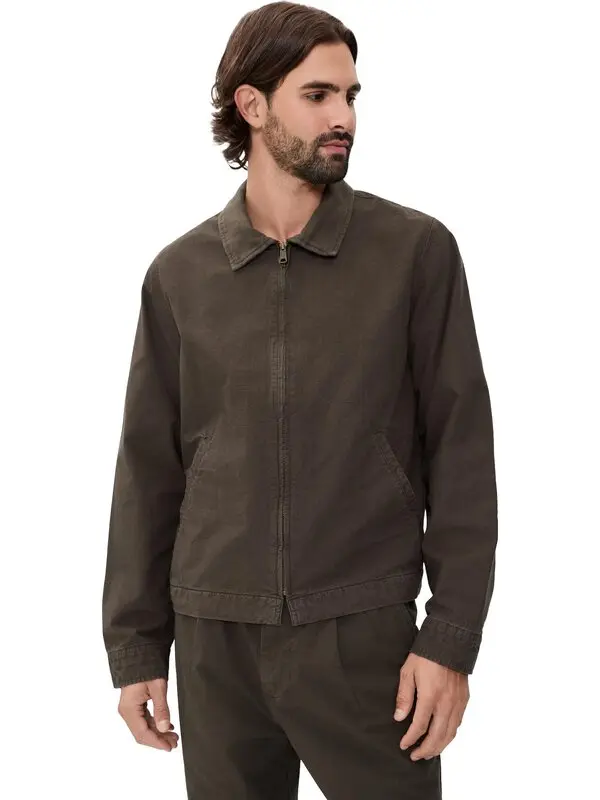 ALEX CRANE Pac Flannel Zip Jacket - Juniper