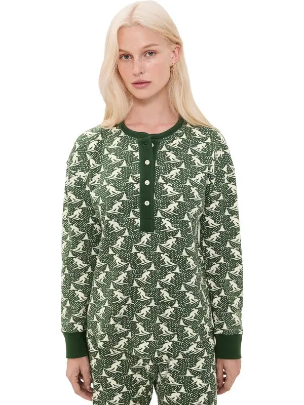 THE GREAT. OUTDOORS The Slope Henley - Spruce