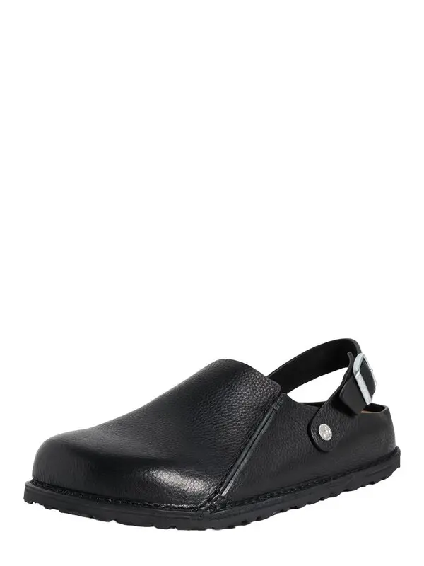 BIRKENSTOCK Lutry 365 Leather Clogs - Black