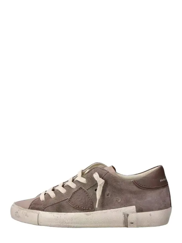Philippe Model Paris Logo-patch Sneakers - Grey