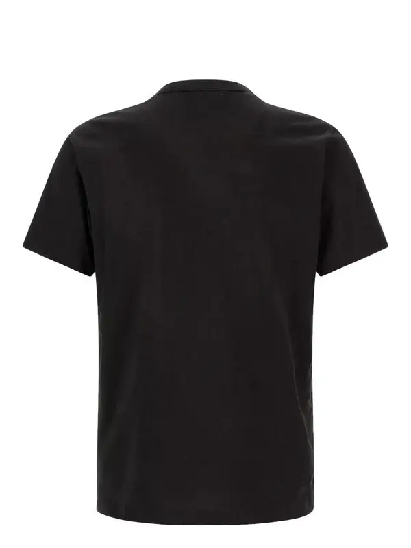 Comme Des Garçons Paint-splash T-shirt - Black