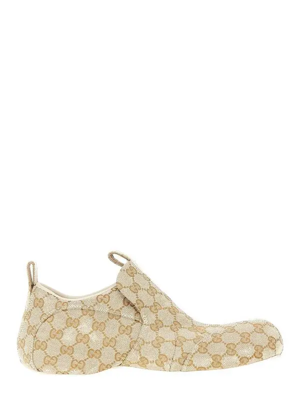 Gucci Drip' Gg Canvas Sneakers - Beige