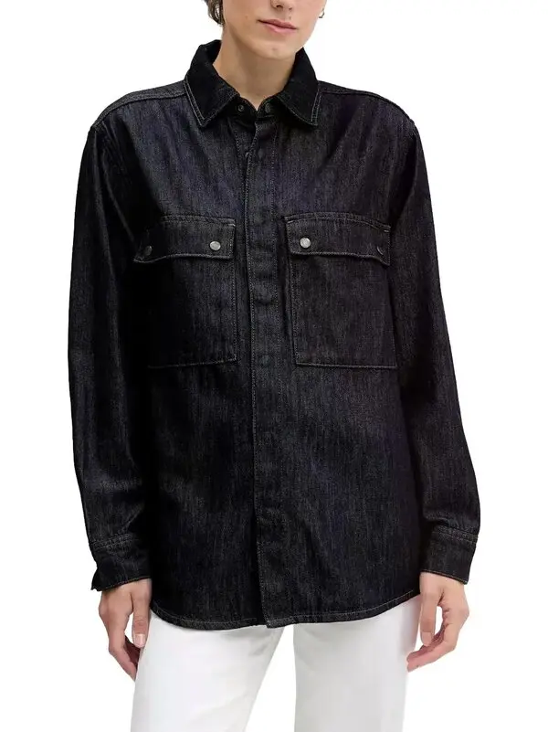 Sisley Flap-pocket Shirt - Blue