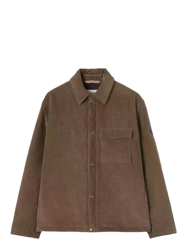 Burberry Dalewood Corduroy Jacket Shirt - Brown