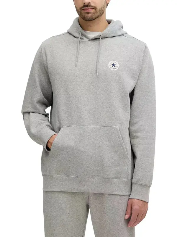 CONVERSE Logo-detail Hoodie - Grey