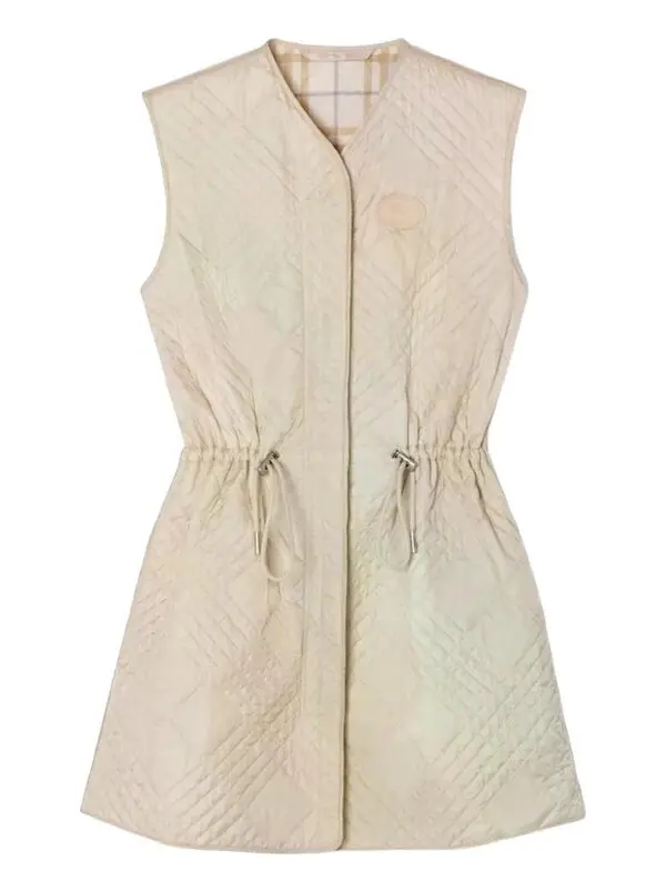 Burberry Quilted Nylon Walby Warmer Jacket - Beige Beige
