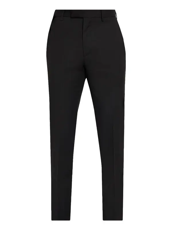 Etro Roma Tapered-leg Tuxedo Trousers - Black